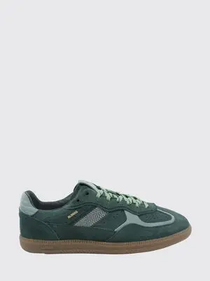 ALOHAS Tb.490 -block Leather And Suede Sneakers - Green