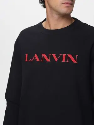 LANVIN Cotton Crew-neck Sweatshirt With Logo