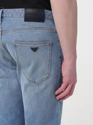 Emporio Armani Slim Fit Stretch Denim Jeans - Gnawed Blue