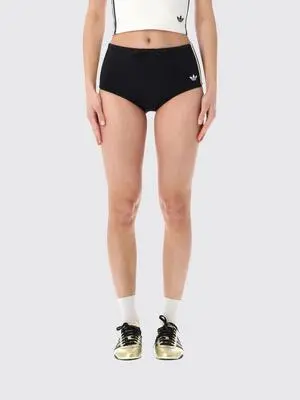 ADIDAS ORIGINALS Culotte Shorts In Recycled Cotton Blend - Black