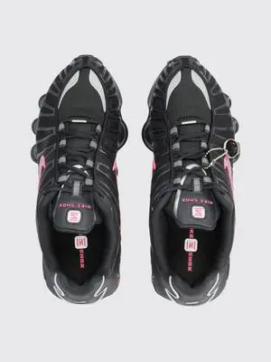 Nike Shox Tl Mesh And Rubber Sneakers - Black
