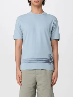 C.P. COMPANY Cotton T-shirt With Logo - Grey
