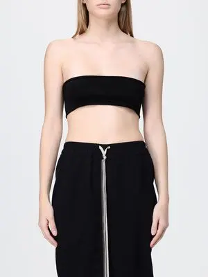 Rick Owens Viscose Bandeau Top - Black