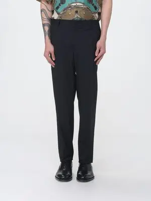 Dolce & Gabbana Wool Blend Tailored Trousers - Black