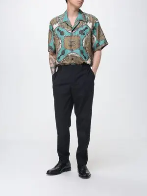 Dolce & Gabbana Wool Blend Tailored Trousers
