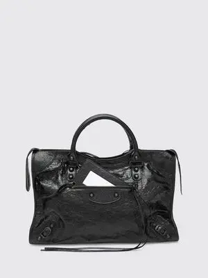 Balenciaga Le City Arena Leather Bag - Black