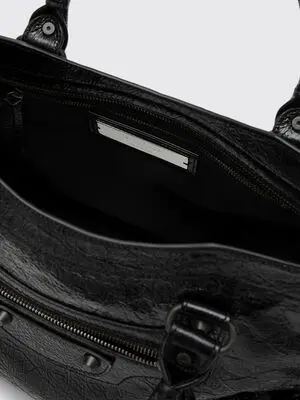 Balenciaga Le City Arena Leather Bag - Black