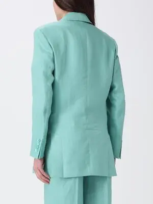 Max Mara Double-breasted Denim Blazer - Water