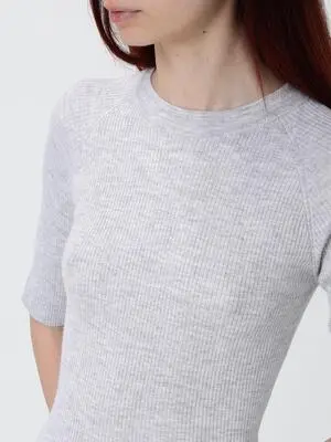 Brunello Cucinelli Ribbed Knit Top - Beige