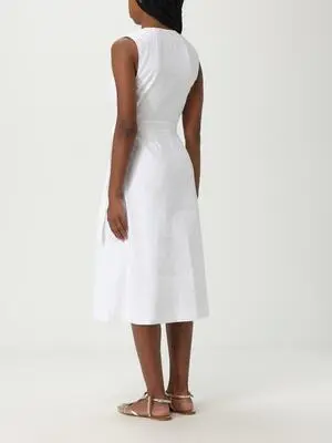 Theory Sleeveless Wrap Midi Dress