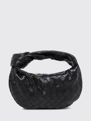 Bottega Veneta Jodie Mini Handbag In Intrecciato Leather - Black