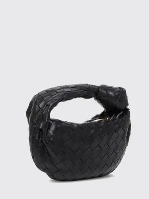 Bottega Veneta Jodie Mini Handbag In Intrecciato Leather - Black