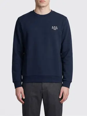 A.p.c. Logo Sweatshirt - Blue