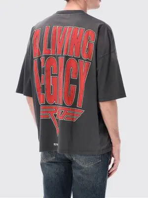 REPRESENT Cotton Crew-neck T-shirt With Logo - Black