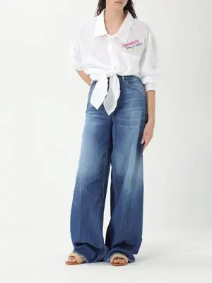 Dsquared2 Embroidered Cotton Shirt