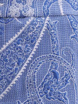 Etro Flared Trousers In Silk Blend With Paisley Print