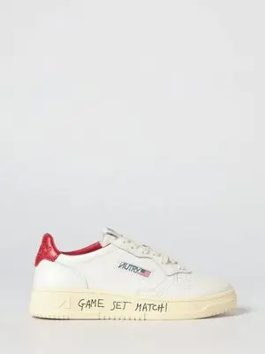 AUTRY Medalist Low Leather Sneakers - Red