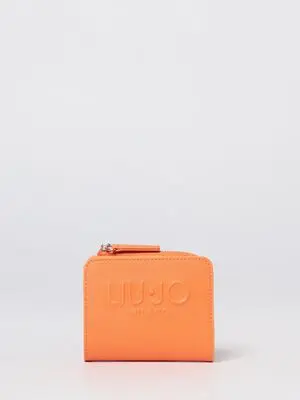 Liu Jo Caliwen Saffiano Faux Leather Wallet - Orange