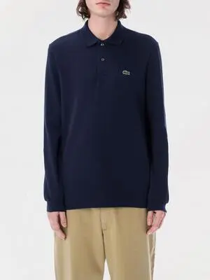 Lacoste Cotton Polo With Mini Logo - Navy