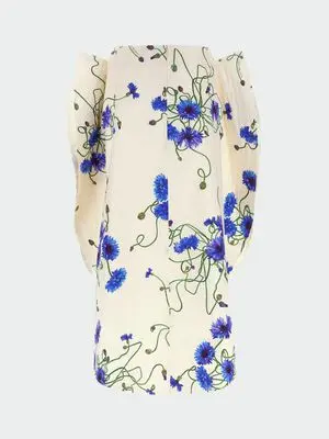 Stella McCartney Floral Print Cotton Midi Skirt