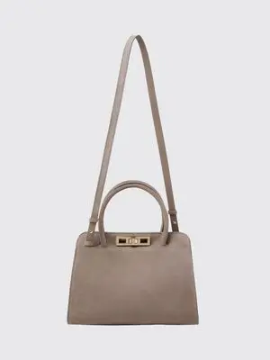 Fabiana Filippi Leather Crossbody Bag - Coffee