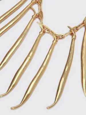 Jacquemus Haricots Necklace In Brass And Aluminum