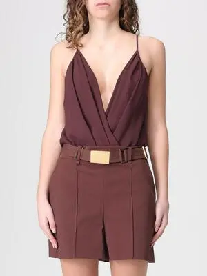 Elisabetta Franchi Top Colour - Cocoa