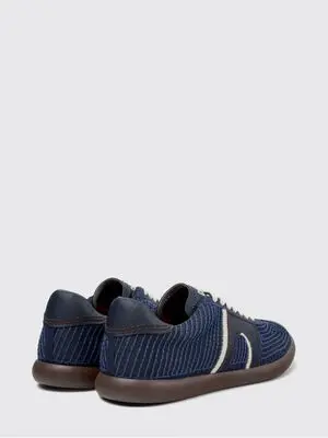 Camper Pelotas Soller Recycled Polyester And Leather Sneakers With Stitching