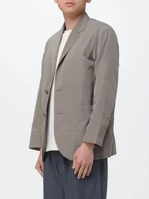 GOLDWIN Single-breasted Nylon Blazer - Olive
