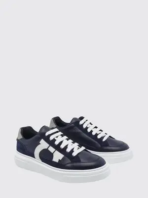 FERRAGAMO Gancini Leather Sneakers