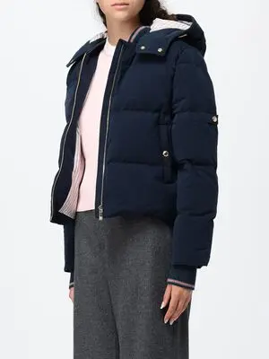 Thom Browne Quilted Cordura® Nylon Down Jacket With Detachable Hood