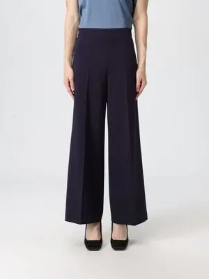 Liviana Conti Wide Leg Trousers - Blue