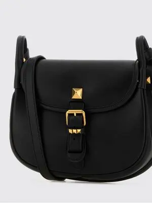 Valentino Garavani Flaneuse Rockstud Leather Bag - Black