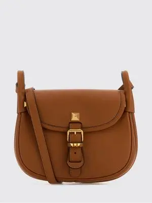 Valentino Garavani Flaneuse Rockstud Leather Bag - Walnut