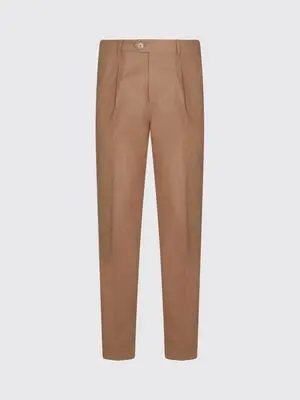 Brunello Cucinelli Cotton And Linen Tailored Trousers