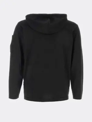 C.P. COMPANY Cotton Hoodie - Black