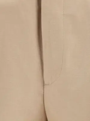 Brunello Cucinelli Cotton And Linen Blend Tailored Shorts