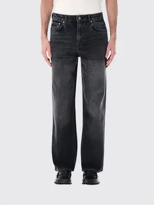 REPRESENT Wide-leg Cotton Denim Jeans - Black