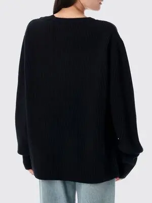 Extreme Cashmere Relaxed Fit Crewneck Sweater - Black