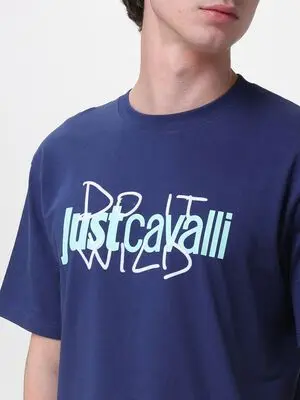 Just Cavalli Cotton T-shirt With Logo