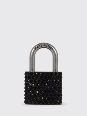 Balenciaga Padlock Keychain With Rhinestones