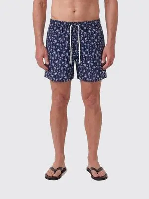 Polo Ralph Lauren Printed Boxer Swim Trunks - Blue