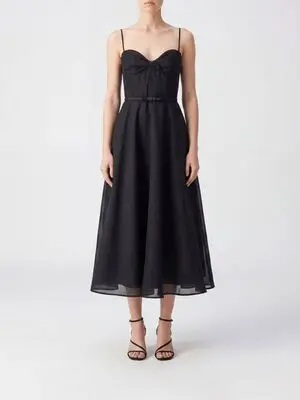 Zimmermann Luna Midi Dress - Black