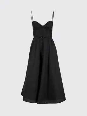 Zimmermann Luna Midi Dress - Black