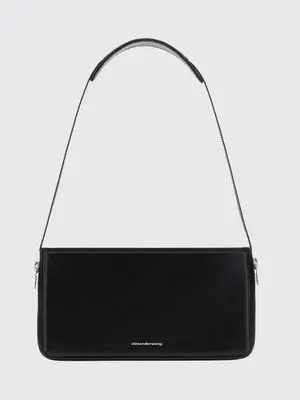 Alexander Wang Siren Leather Shoulder Bag - Black