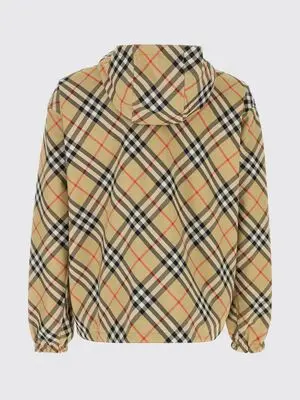 Burberry Check Polyester Hooded Jacket