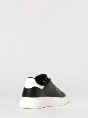 Just Cavalli Leather Sneakers - Black