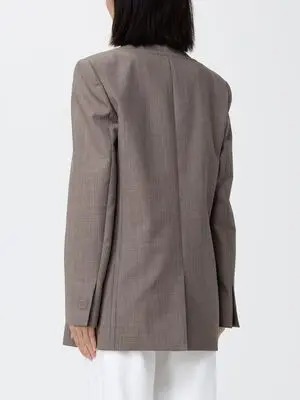 Moschino Single-breasted Wool Blend Blazer