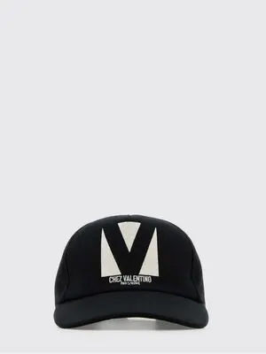 Valentino Garavani Chez Cotton Canvas Hat - Black