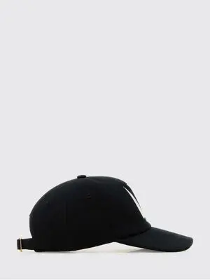Valentino Garavani Chez Cotton Canvas Hat - Black